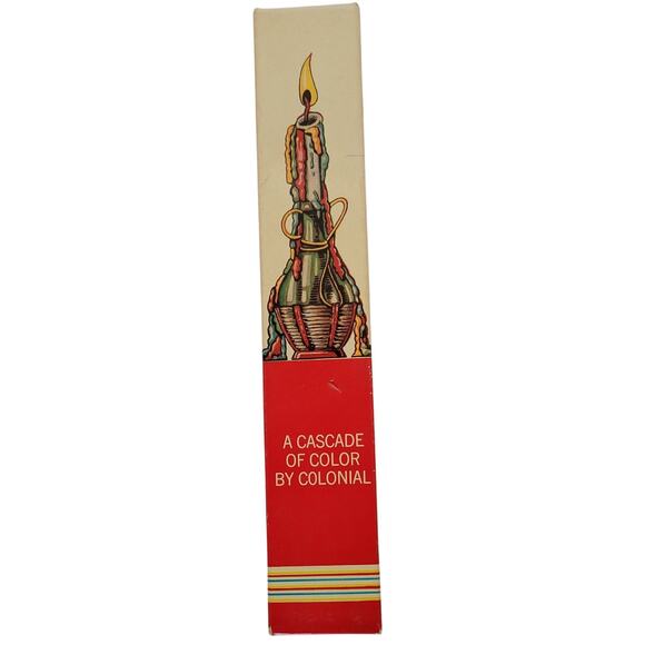 Colonial Candle | Accents | Vintage Color Drip Colonial Candle Candle ...